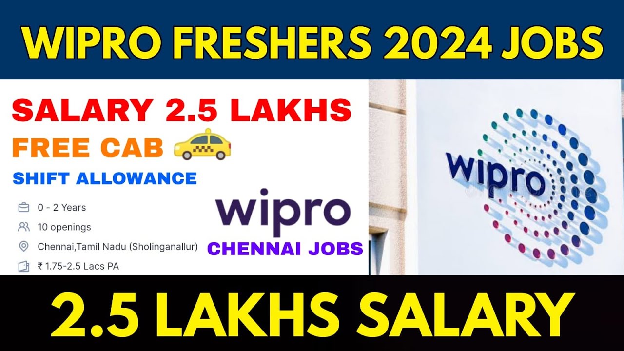 Wipro Jobs in Chennai | Chennai,Tamil Nadu( Sholinganallur ) | Any ...