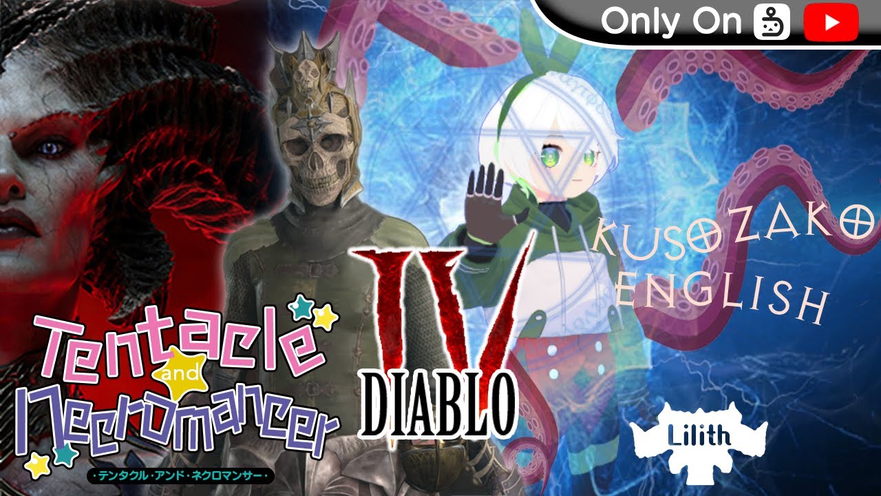 🔴【Diablo IV】necROMANCEr Lv60+ [JP│EN translate] - YouTube