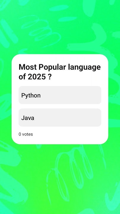 Most Popular Language Of 2025python Java Coding Code Programmingcodinglanguages