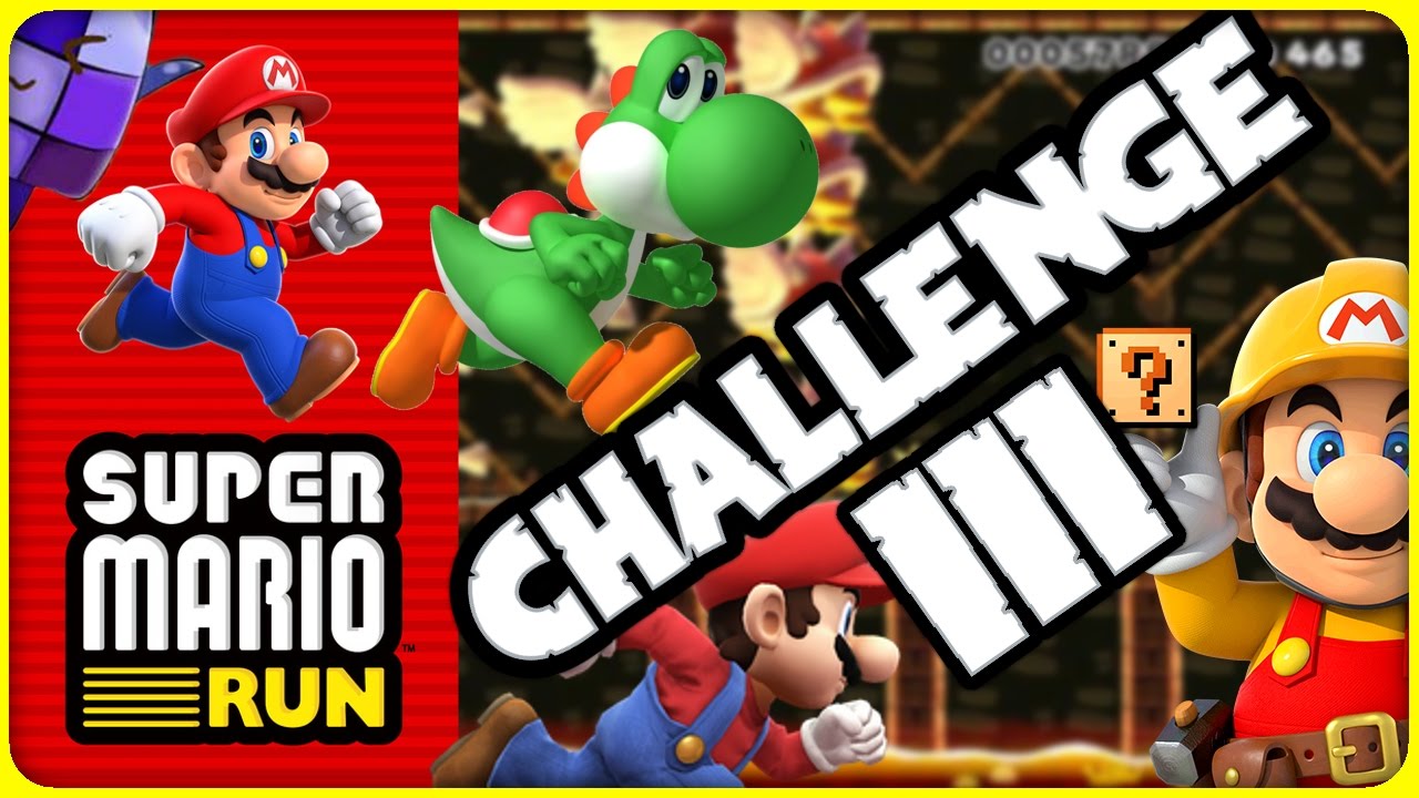 SUPER MARIO RUN Challenge III - Let's Play Super Mario Maker Online ...