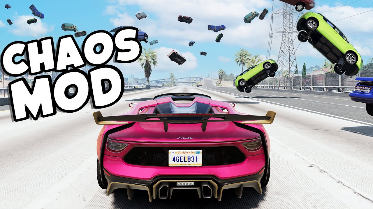 This Mod Makes It RAIN CAR & Gives You SUPERPOWERS In BeamNG Drive Mods ...