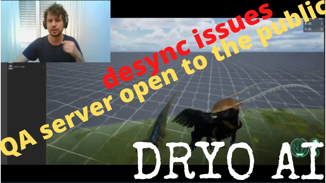 Dryo AI and QA testing against Desync Issue in Evrima The Isle - YouTube