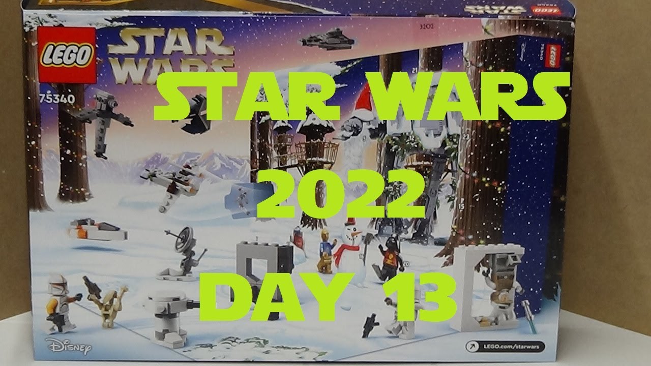 LEGO 75340 STAR WARS ADVENT CALENDAR DAY 13 - YouTube