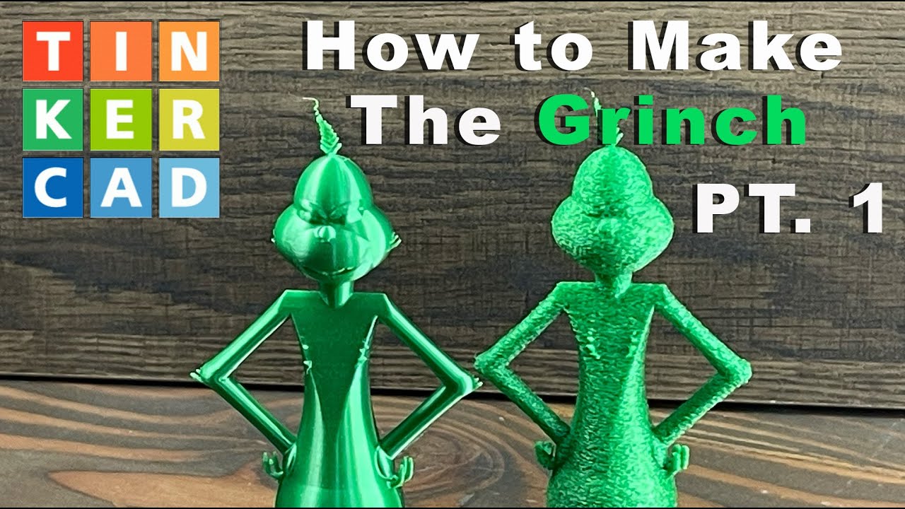 How to Design a Grinch in Tinkercad Part 1 - YouTube