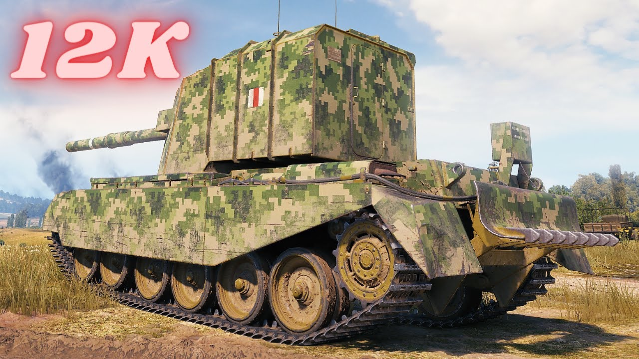 FV4005 Stage II 12K Damage & FV4005 6 Frags World of Tanks ,WoT Replays ...
