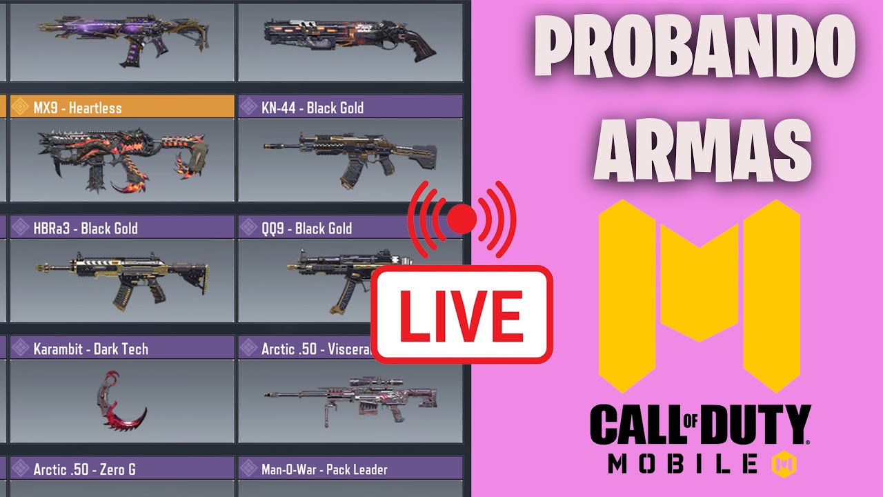 COD MOBILE | PROBANDO ARMAS EN MODO RANKED #codm - YouTube