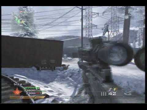 Modern Warfare 2 - Derail - WA2000 Gameplay - YouTube