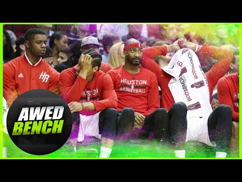 Houston Rockets Bench Reacts To Gerald Green Windmill Alley Oop | awedbench