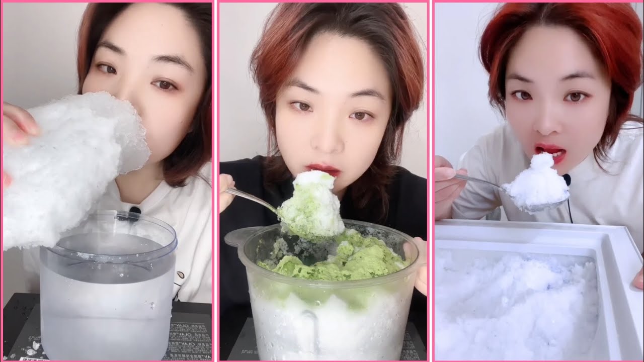 ️Asmr - Ice Eating Asmr - Freezer Frost Eating - White Ice Eating - Ice ...