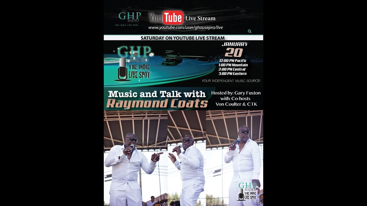 The Indie Live Spot feat. music & talk with singer entertainer Raymond ...