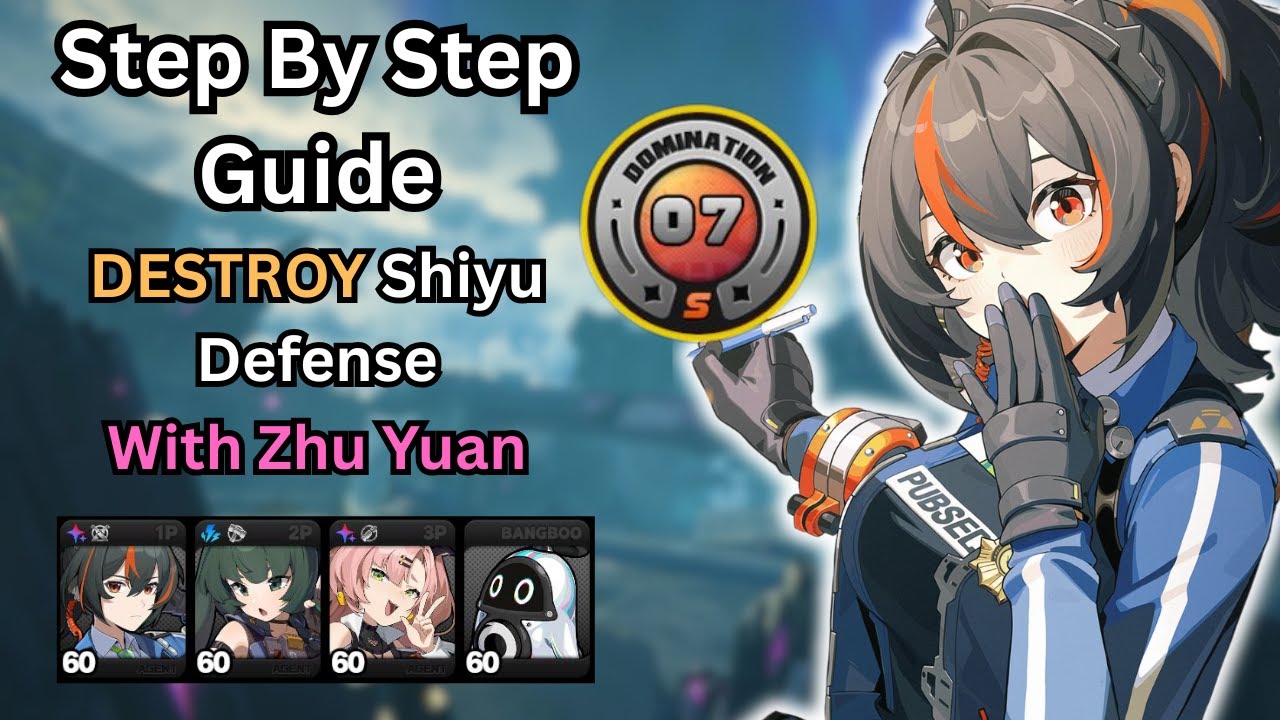 How To Clear Shiyu Defense Under 1 Minute With Zhu Yuan! | Zenless Zone ...