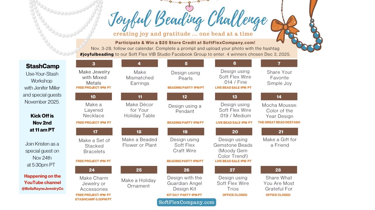 Joyful Beading Challenge Creating Joy & Gratitude One Bead at a Time ...