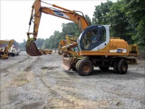 1995 Samsung 130W-2 Wheel Excavator For Sale - YouTube