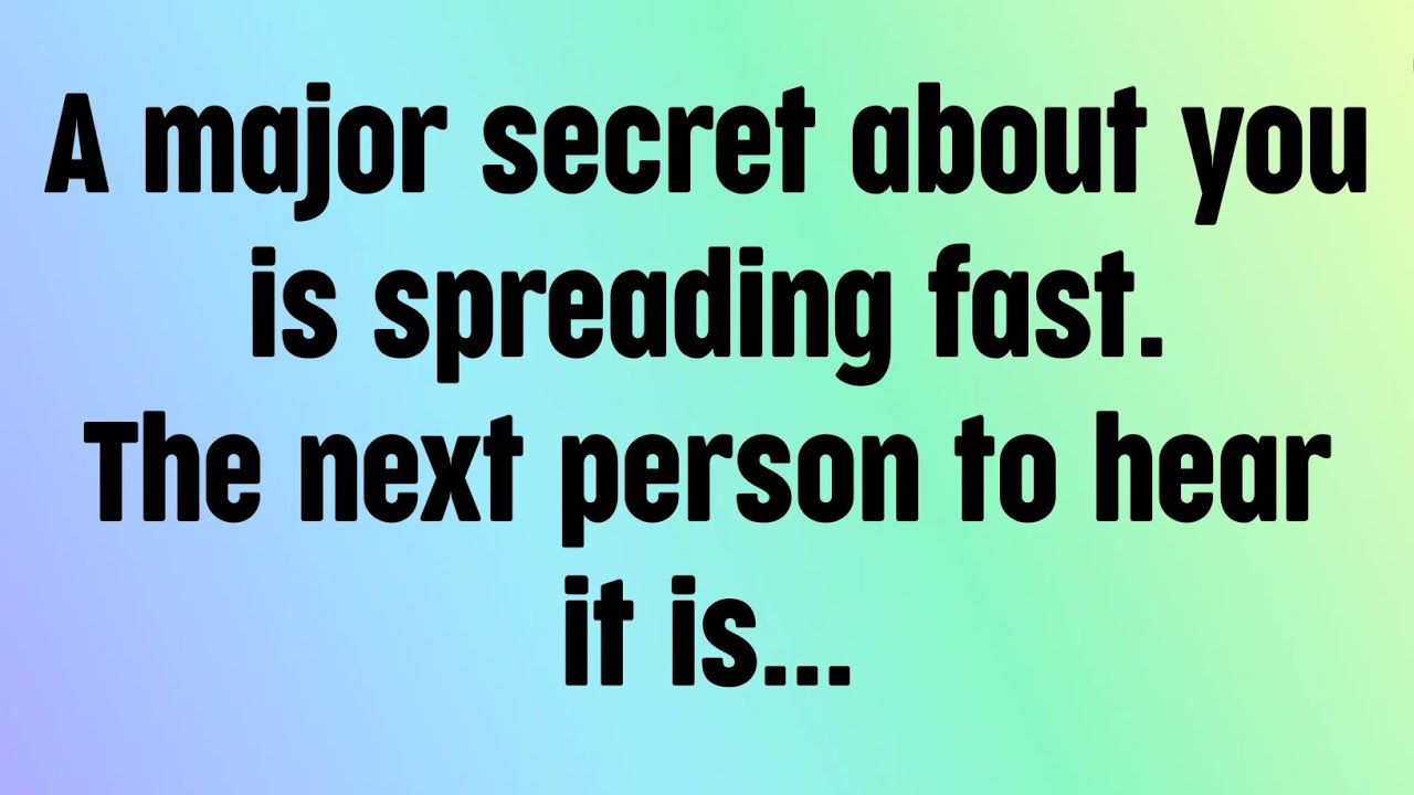 🌈God message today | A major secret about you is spreading fast. The ...