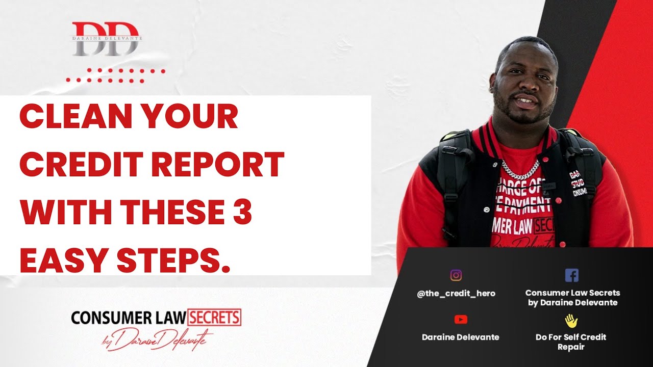 Clean Your Credit Report With These Easy Steps! - YouTube