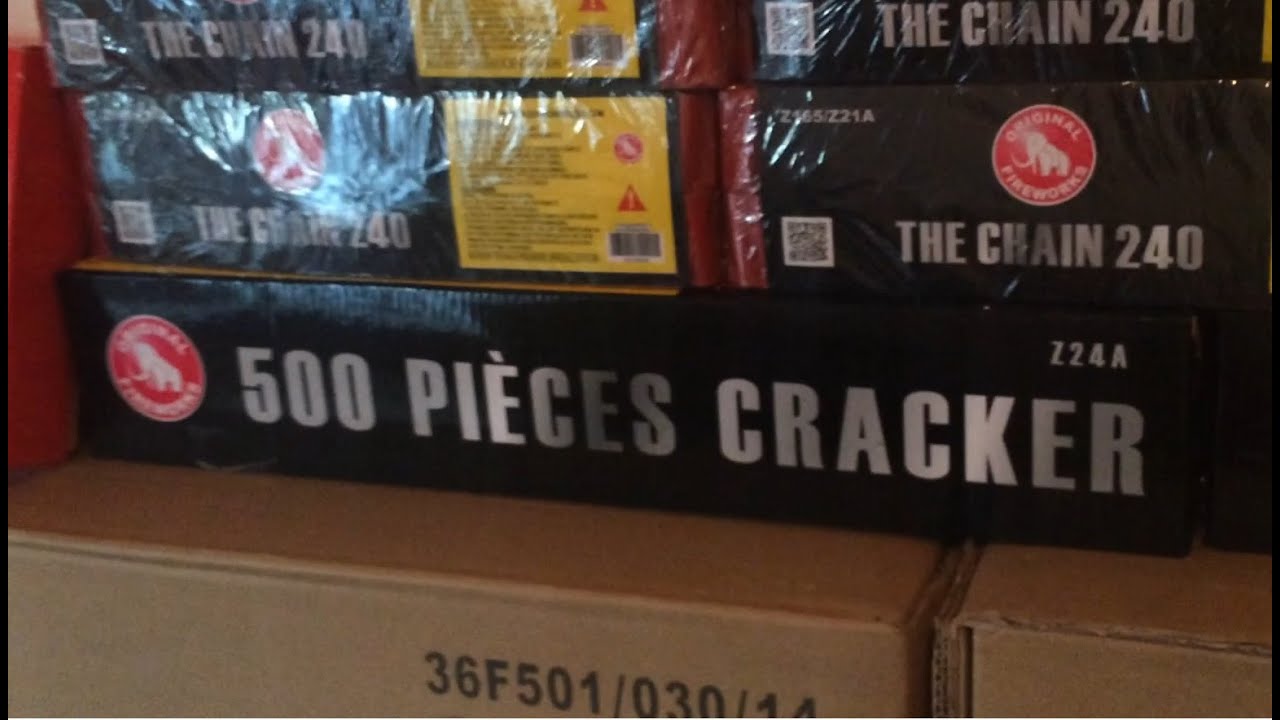 500 Pieces Cracker : Original Fireworks : Nitraatmat - YouTube