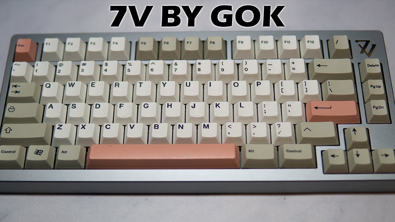 Gok 7V Keyboard with Drop pandas - YouTube