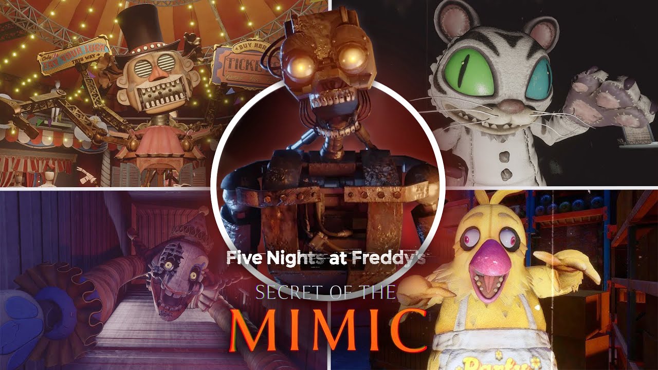 FNAF Secret Of the Mimic - All Boss Fights + ENDING - YouTube