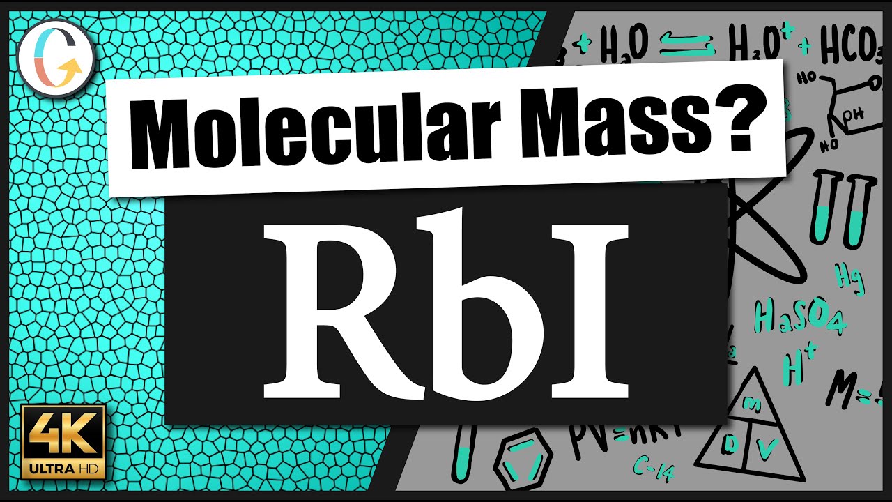 How to find the molecular mass of RbI (Rubidium Iodide) - YouTube