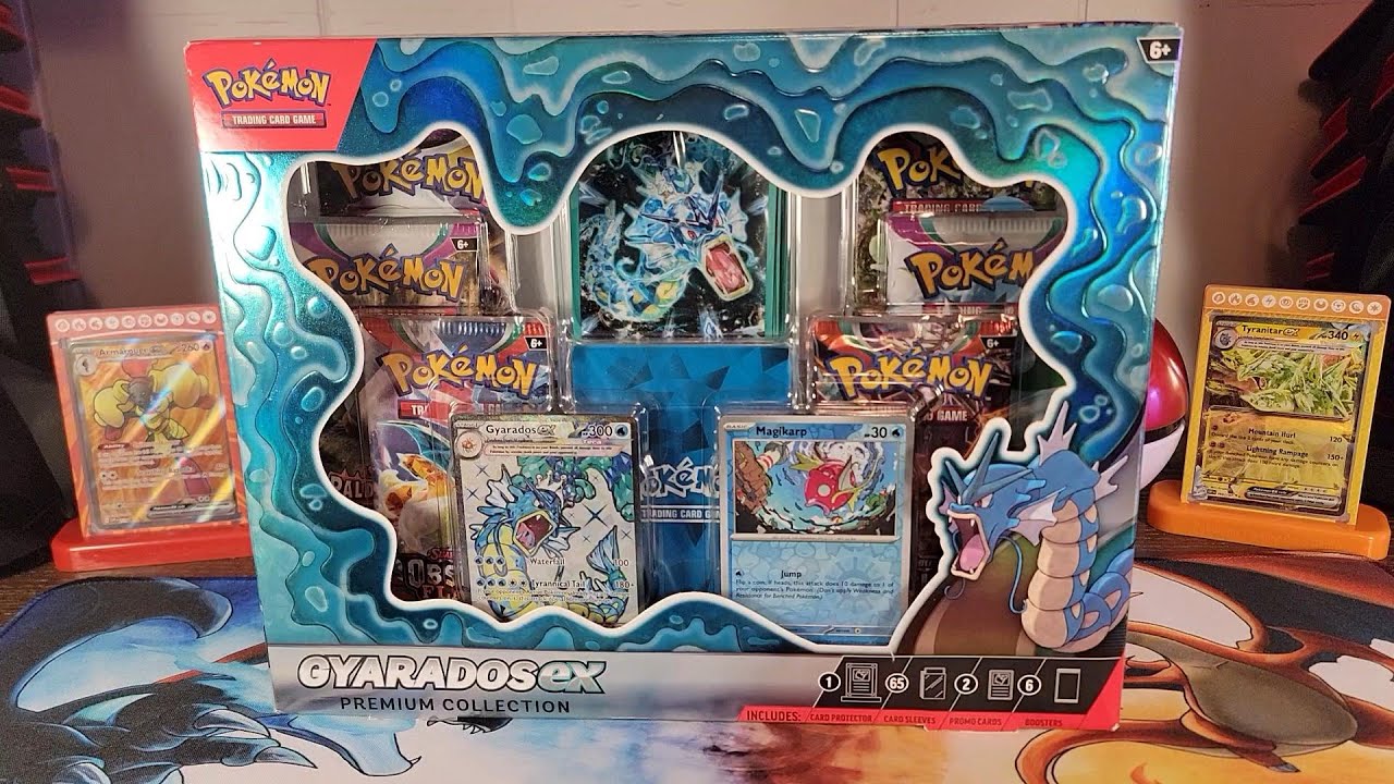 Gyarados ex Premium Collection Box! Lets Go! - YouTube