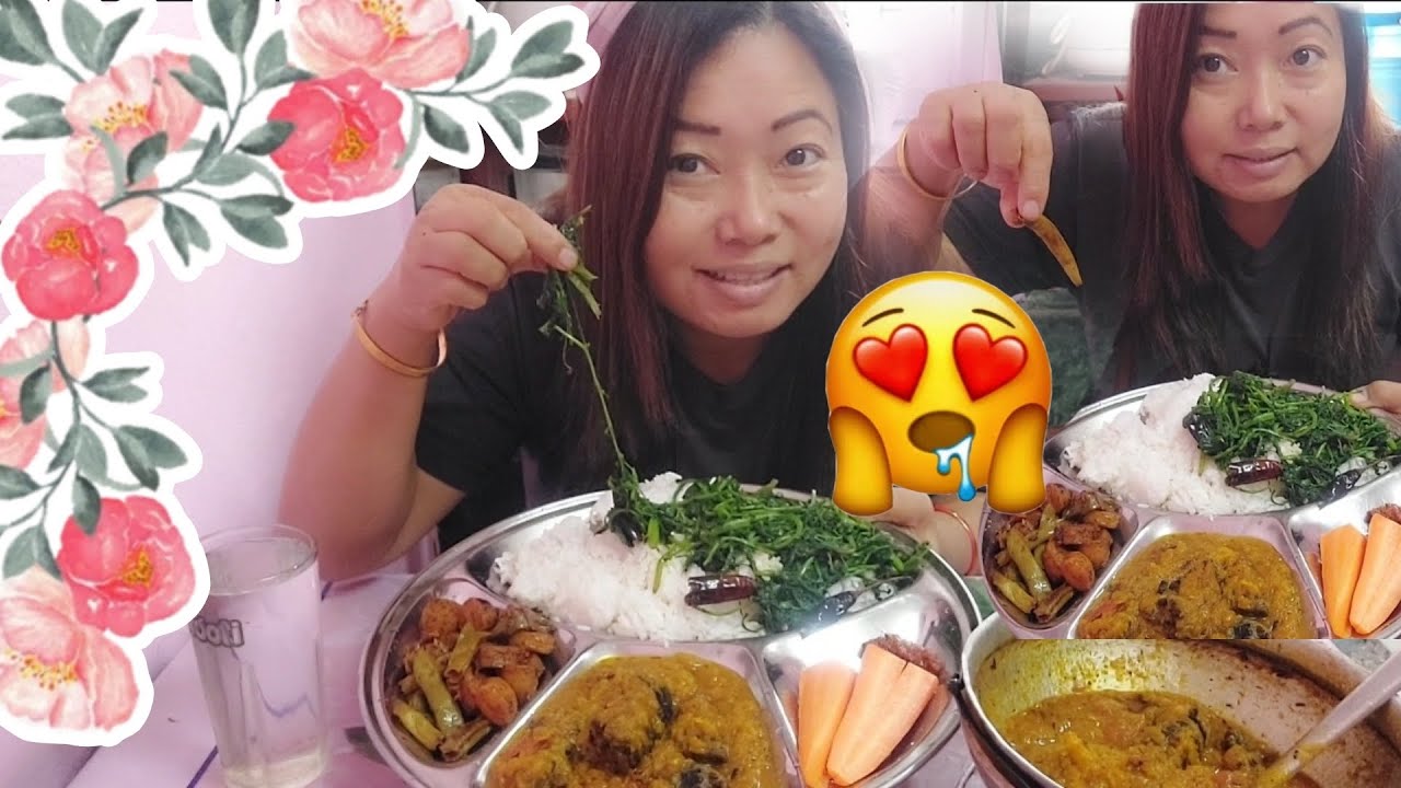 THAKALI MUKBANG| FARSI RA CHYANGRA KO SUKUTI KO GRAVY, AALU RA SEMI KO ...