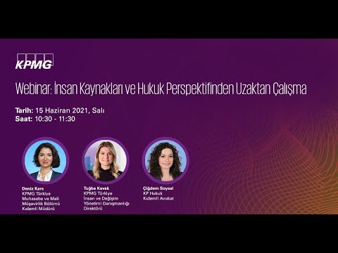 İnsan Kaynakları ve Hukuk Perspektifinden Uzaktan Çalışma