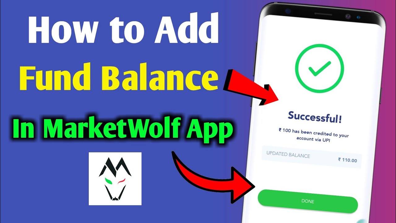 How to Add Funds in MarketWolf App - YouTube