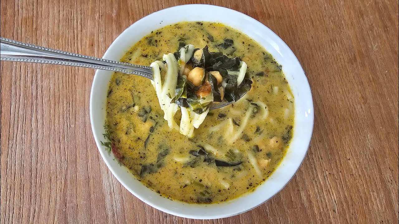 Ashe Nokhod (chickpea soup) | Recipe for a delicious and healthy soup 😋 ...
