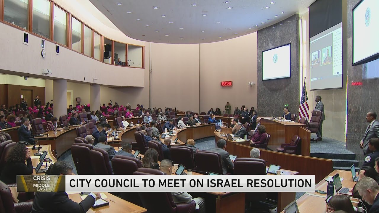 City council to meet on Israel resolution Friday in special meeting ...