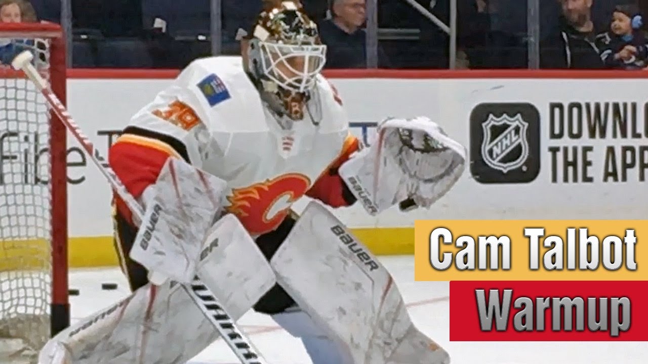 Cam Talbot Warmups vs Winnipeg Jets - YouTube