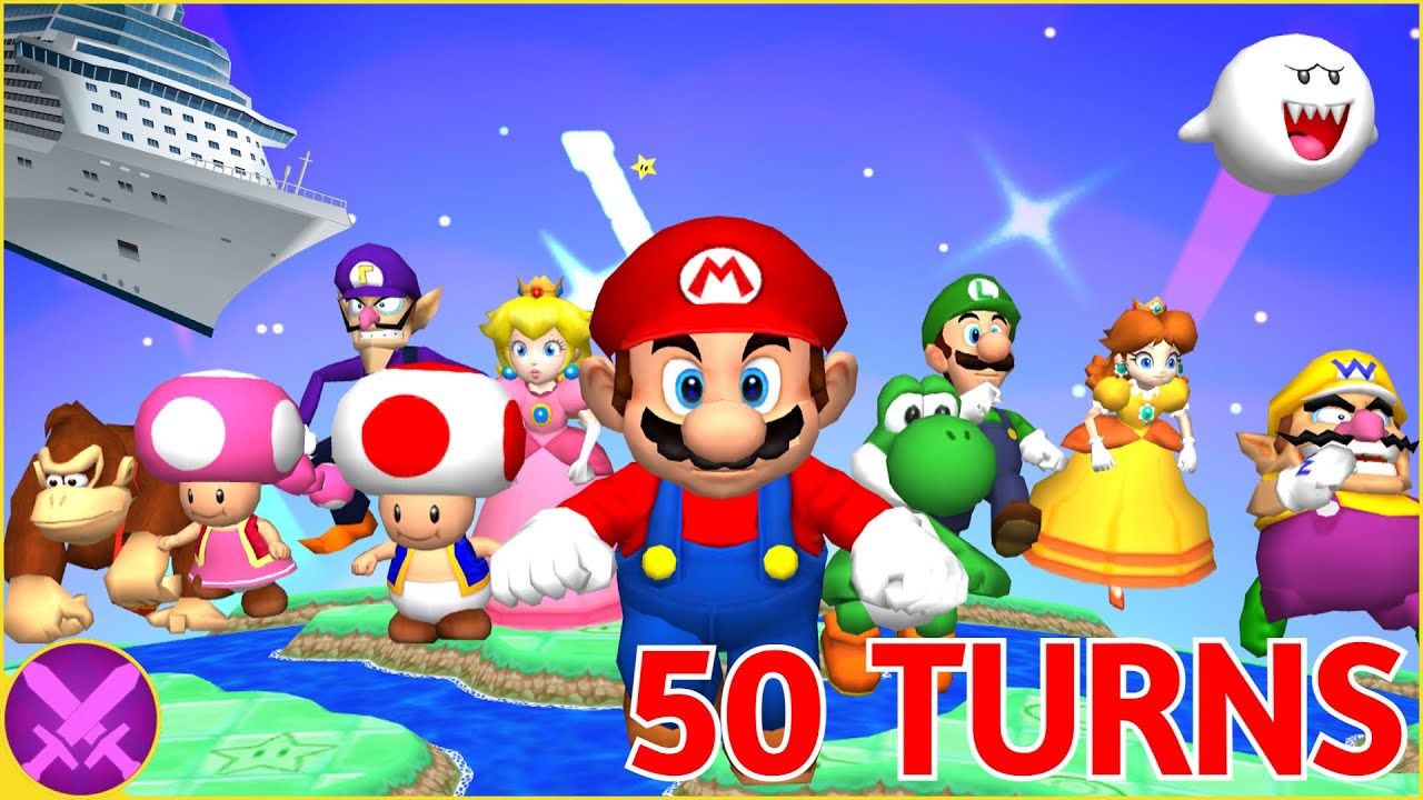 CRUISING AROUND THE WORLD 50 TIMES IN MARIO PARTY 7 - YouTube