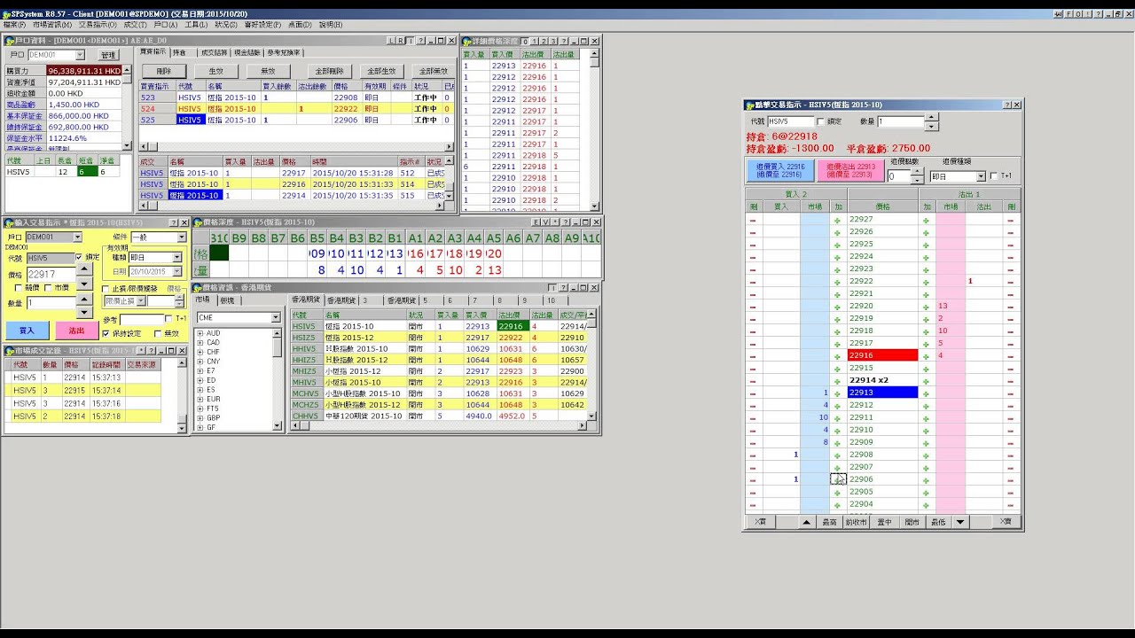 SP Trader - 點擊交易指示 - YouTube