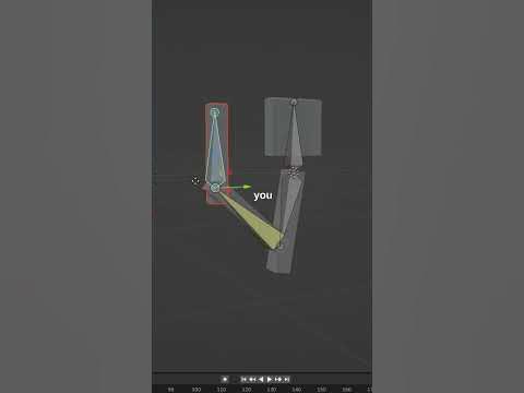 A simple blender 3D animation with a rig - YouTube