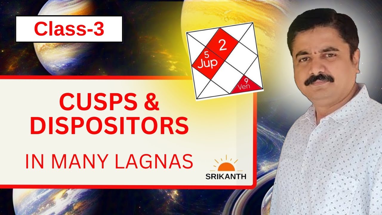 Class- 3 | Identifying Cusps & Dispositors in various Ascendants | Vedic Astrology | Jagannatha ...
