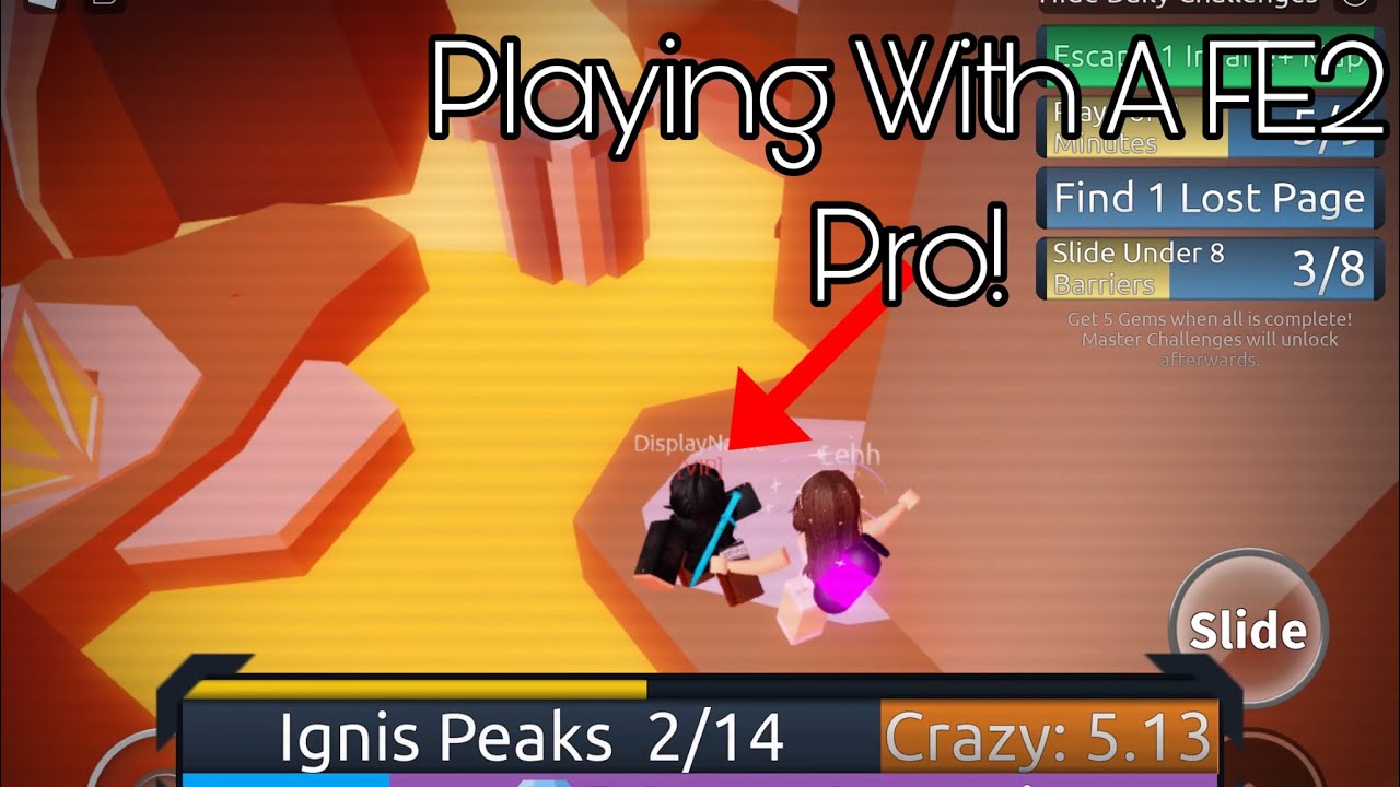 Playing With A Fe2 PRO?! (Roblox) (Brad) - YouTube