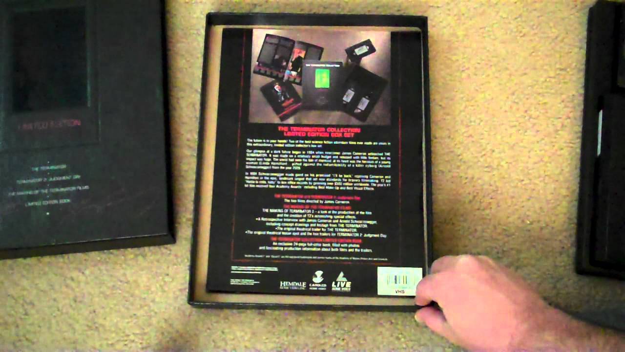 The Terminator Collection--Limited Edition VHS Box Set - YouTube