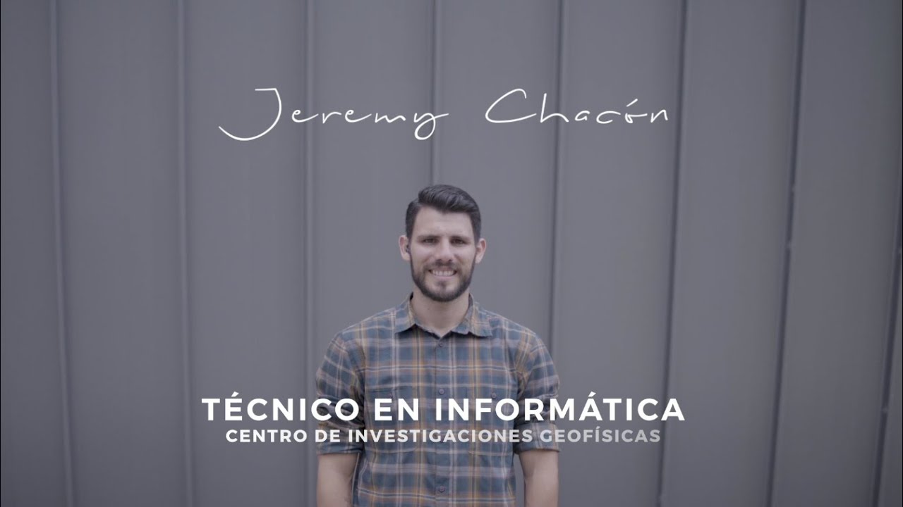 Jeremy Chacón - Centro de Investigaciones Geofísicas (CIGEFI) - YouTube