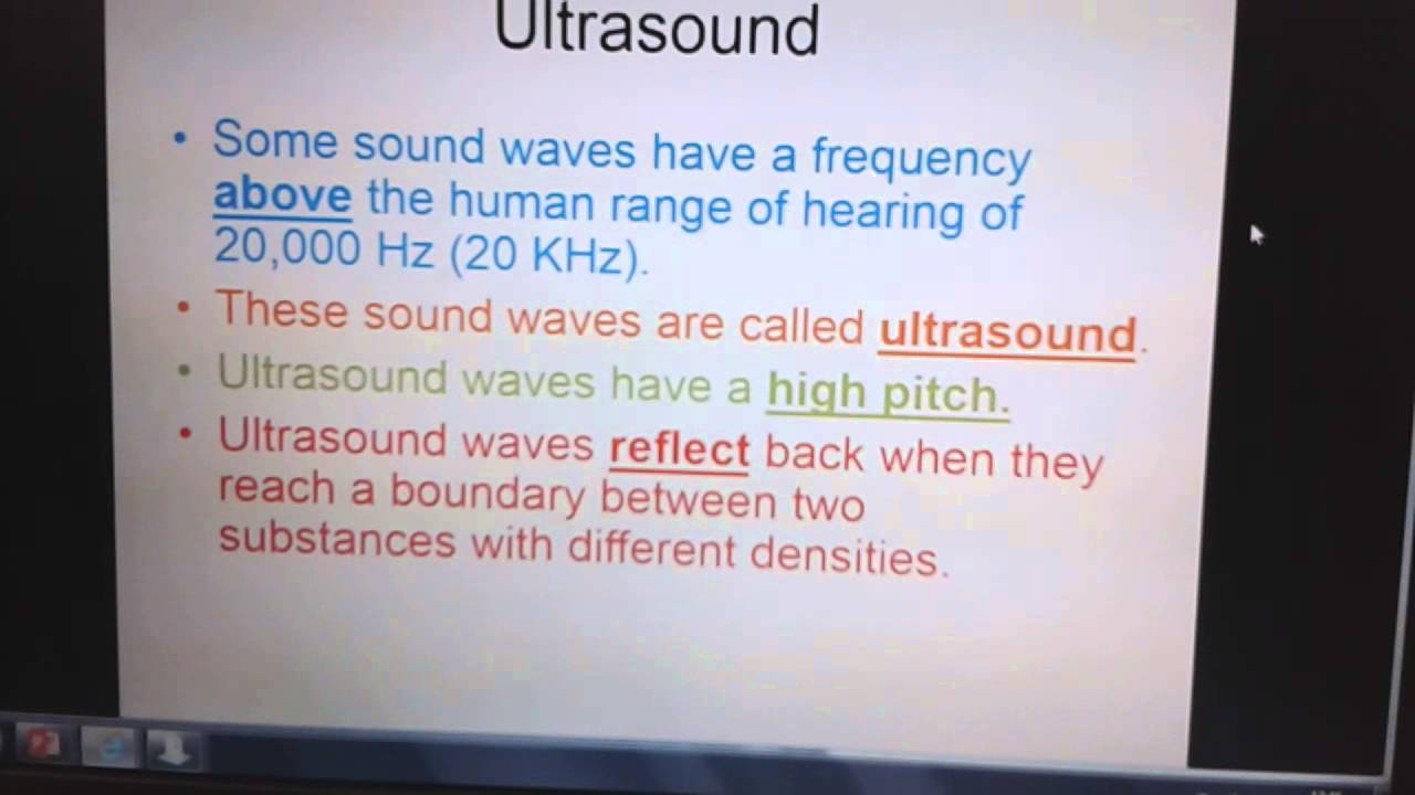 Infrasound and Ultrasound- Revision Guide Page 85 - YouTube
