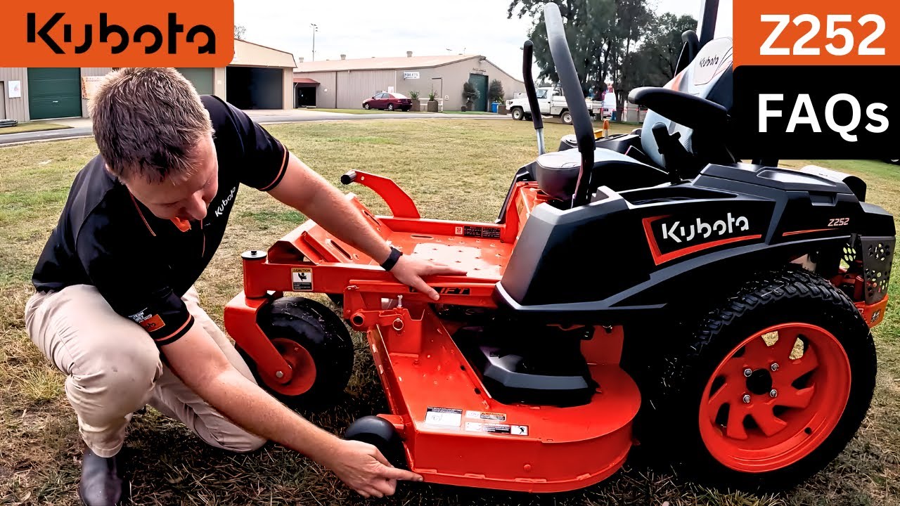 Kubota Z252 Zero Turn Mower FAQs #kubota #zeroturnmower - YouTube