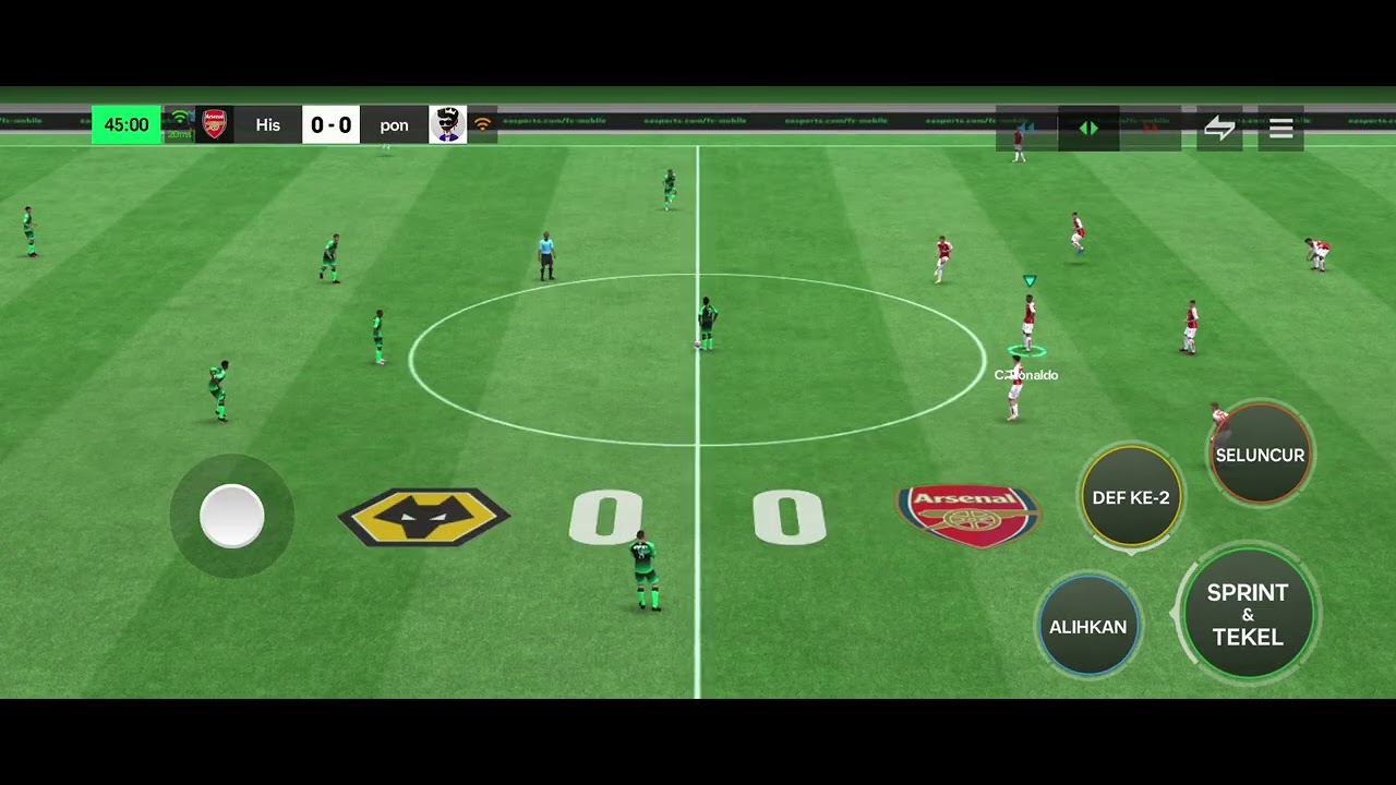 FC24 MOBILE Gameplay Arsenal VS Wolferhampton - YouTube