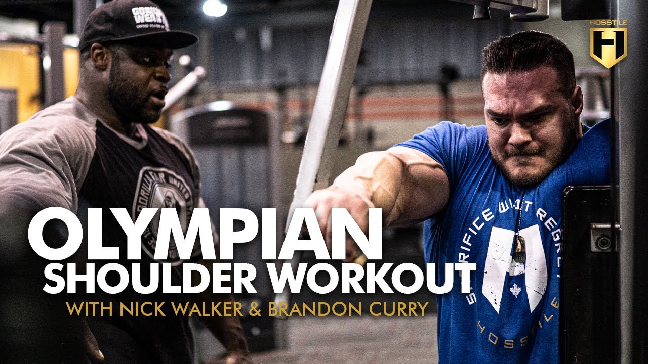 Nick Walker & Brandon Curry Shoulder Workout | HOSSTILE - YouTube