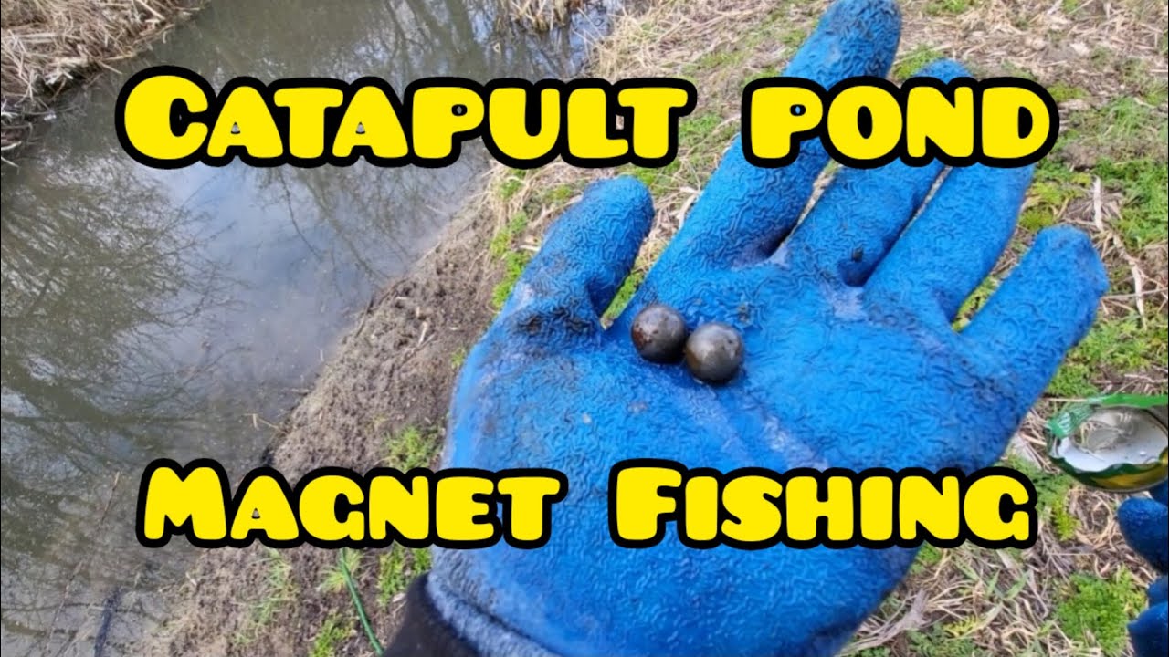 Catapult Pond - Magnet Fishing - YouTube