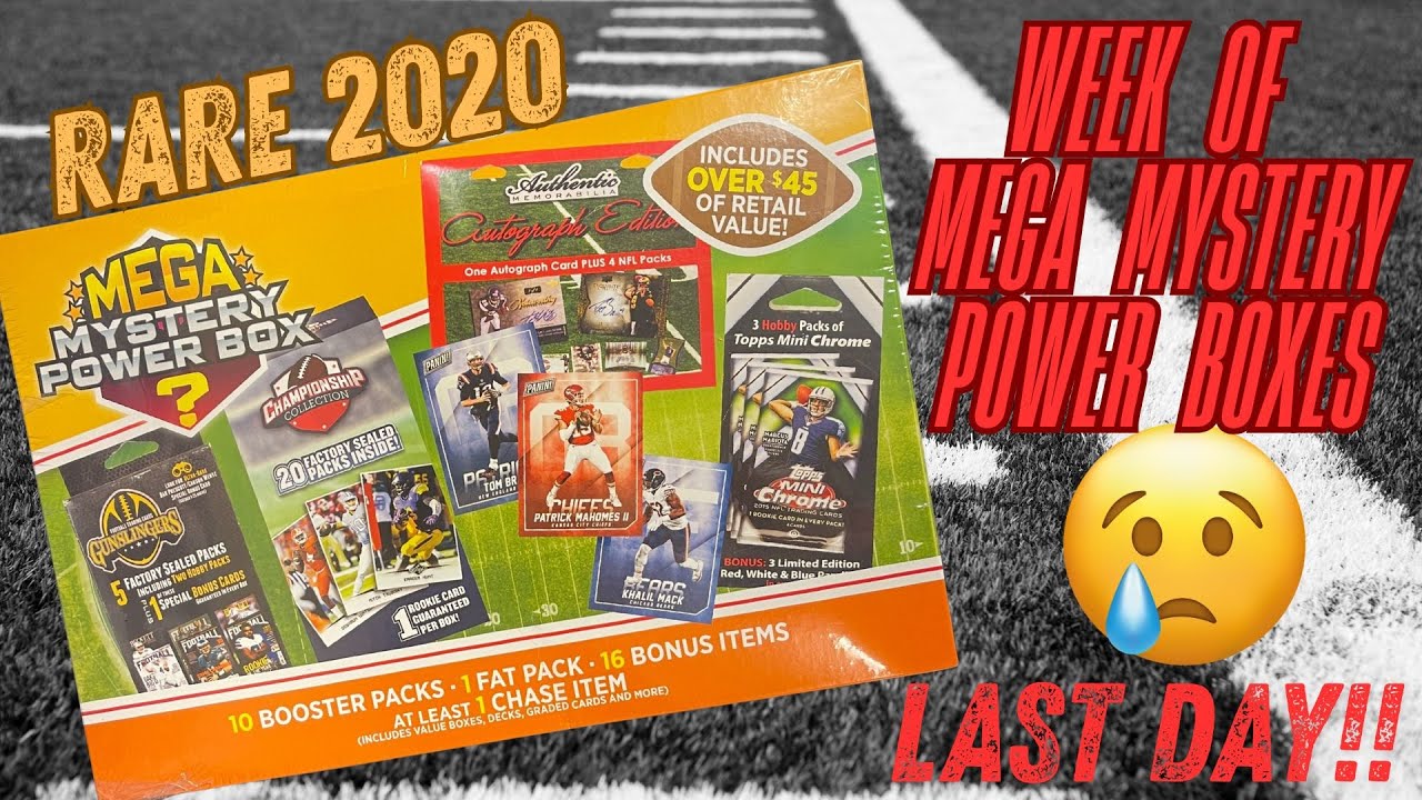 What Surprises Are Inside This 2020 NFL Mega Mystery Power Box? - YouTube