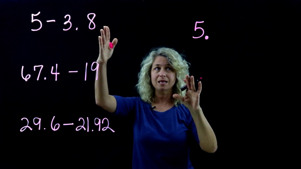 5. NBT.B.7 Decimal Subtraction - YouTube