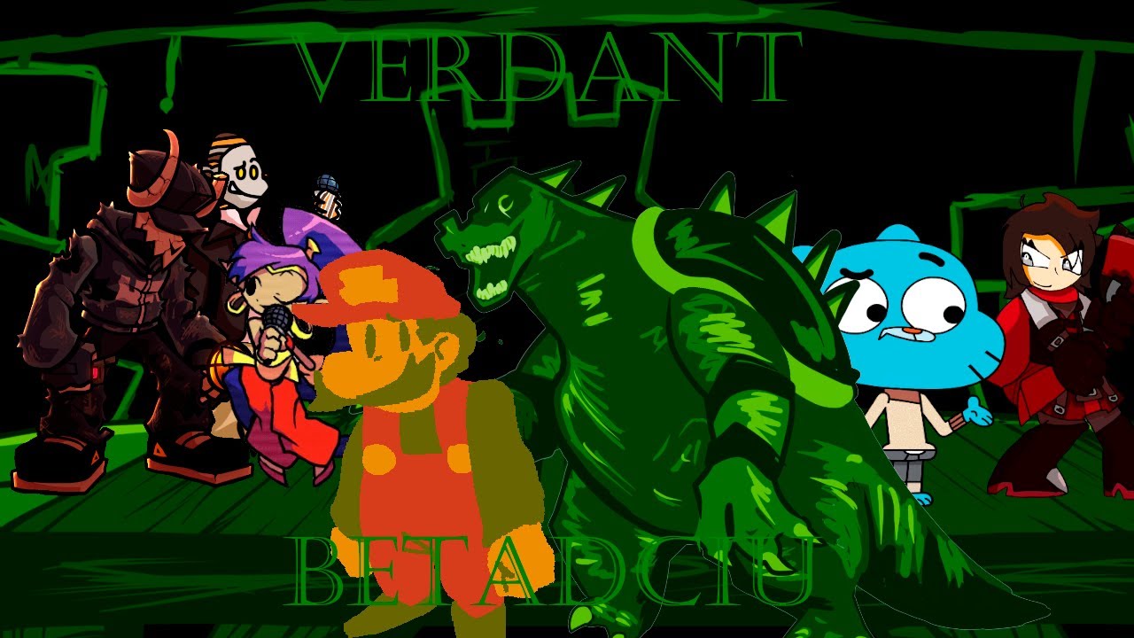 FNF verdant but everyone sing it use (verdant BETADCIU) - YouTube