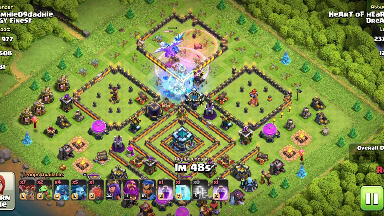 #Gaming heart ,coc 3 stared by using Air Units 😍👍 OP - YouTube