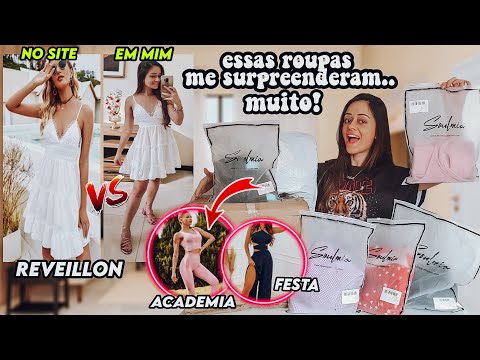 PROVANDO ROUPAS DA SOULMIA | ROUPAS *IGUAIS* AS DA SHEIN (MUITO IGUAIS)