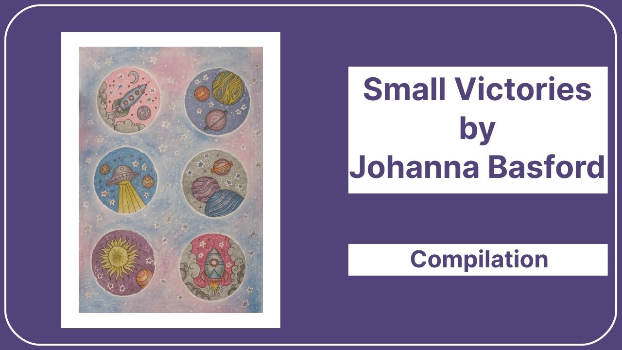 Small Victories by Johanna Basford - Space Page Compilation (members only) - YouTube