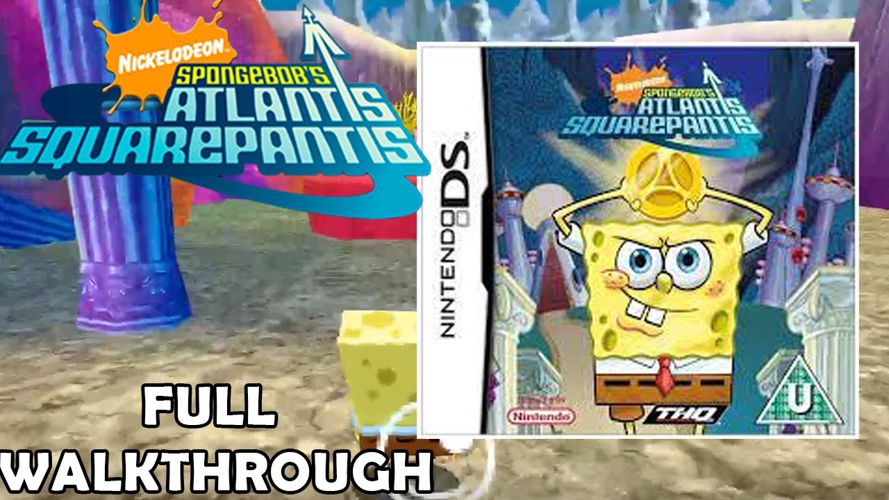 Spongebob Alantis Squarepantis (DS) Full Walkthrough HD - YouTube