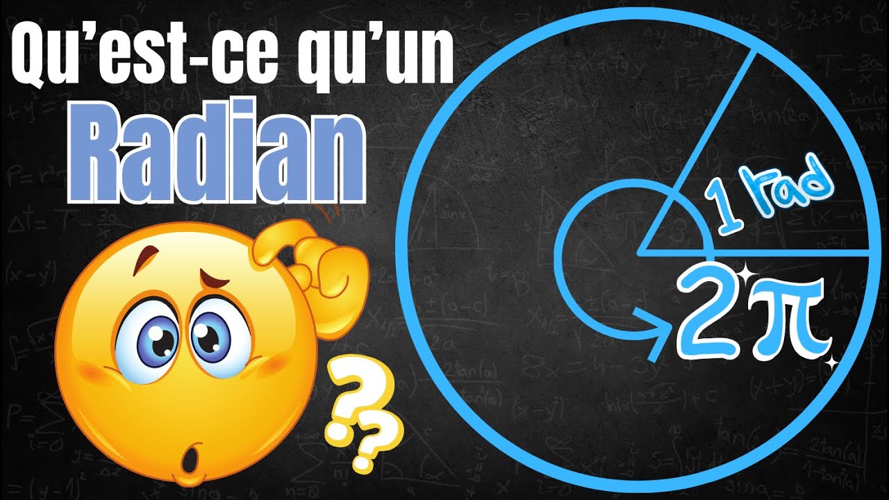 C'EST QUOI UN RADIAN ? | Comprendre et convertir : degrés ←→ radians ...